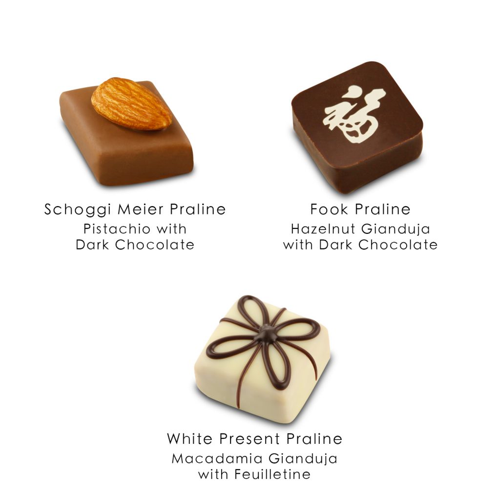 Chocolate Dim Sum Basket – Assorted Pralines (5pcs) - Schoggi Meier